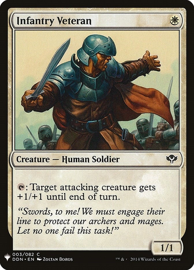 Infantry Veteran (3) [LIST] – Trading Card Planet